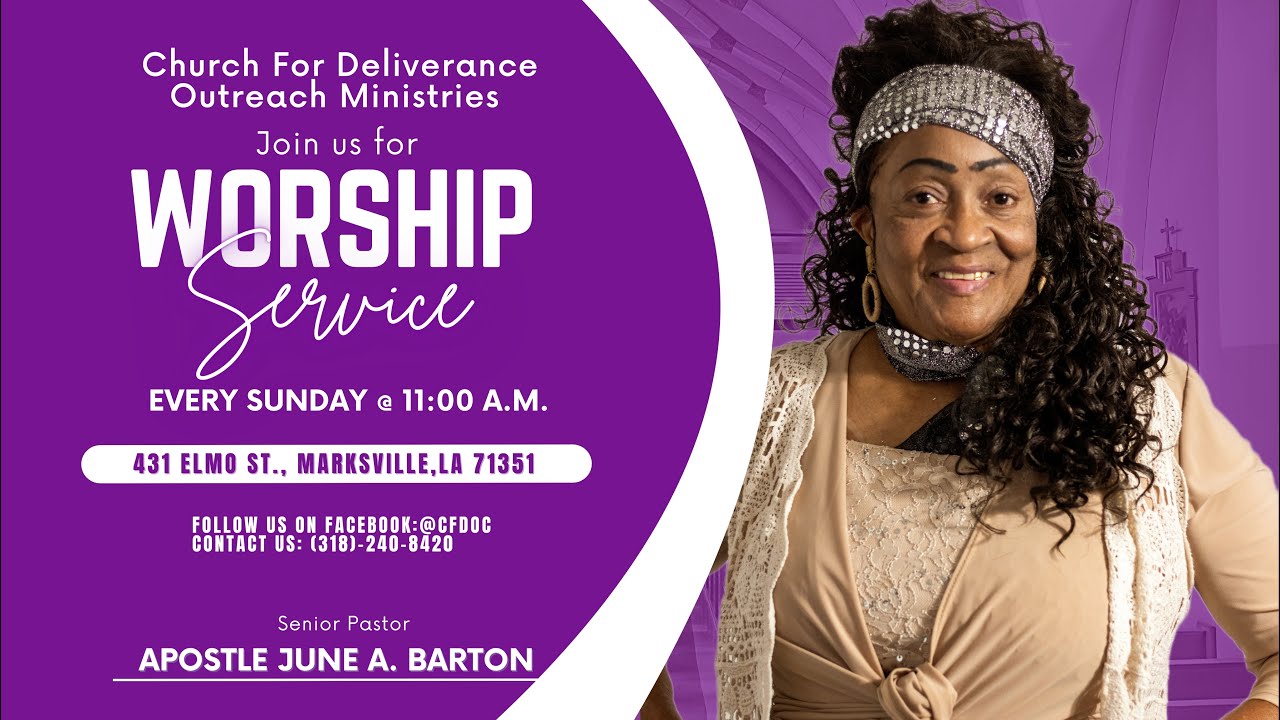 January 2025 1st Sunday Church For Deliverance - Apostle June A. Barton ...