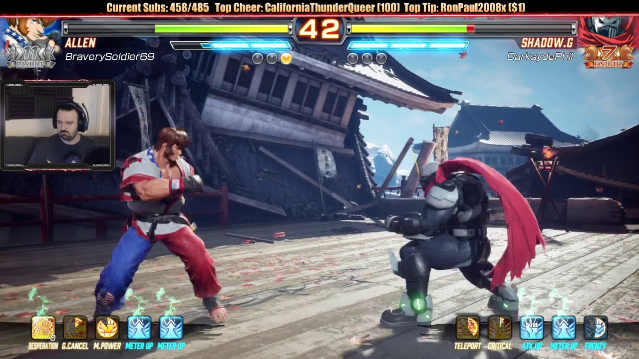 Fighting EX Layer MP: July 6, 2018 pt2 - Allen vs. Shadow Geist - YouTube