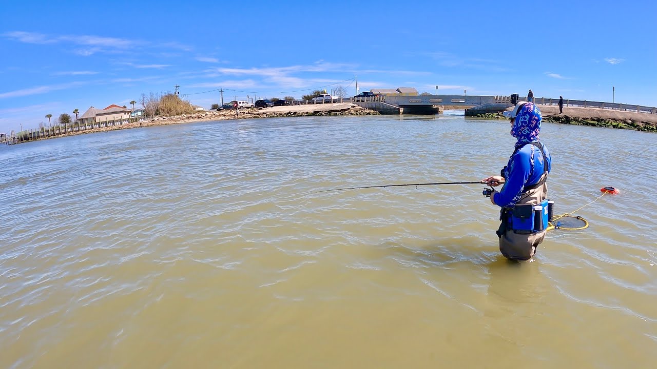 (S5 Ep81) Wade fishing for FLOUNDER with lures - YouTube