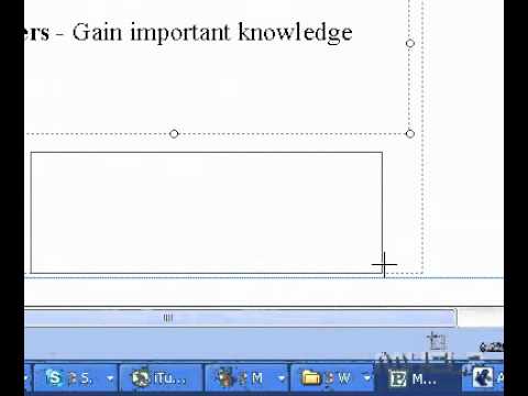 Microsoft Office Publisher 2003 Connect text boxes - YouTube