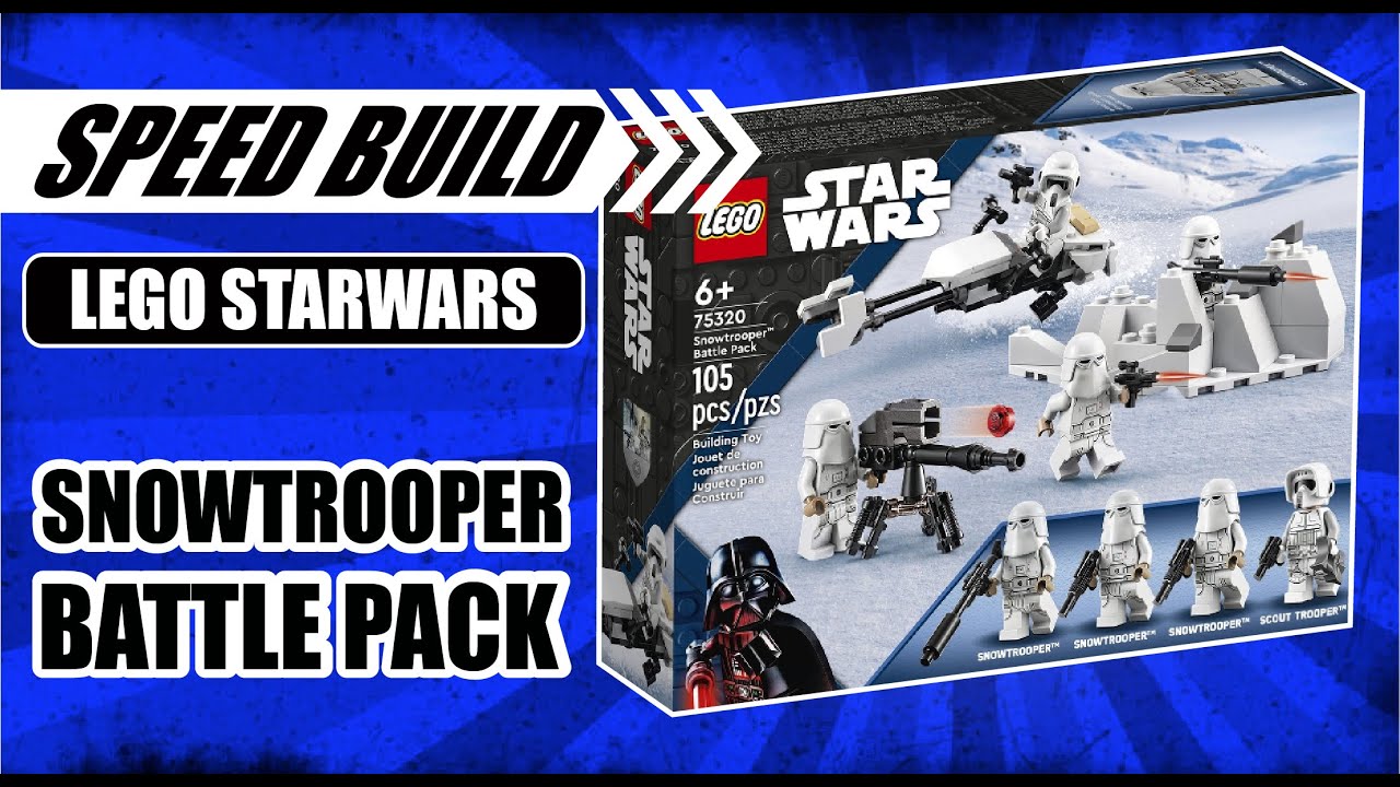 Starwars Snowtrooper Battle Pack Set 75320 - Lego Speed Build # ...