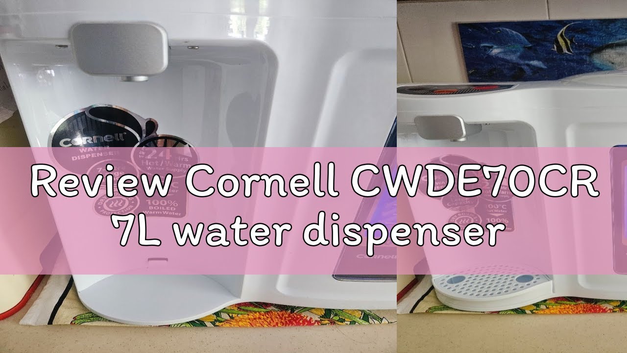 Review Cornell CWDE70CR 7L water dispenser - YouTube
