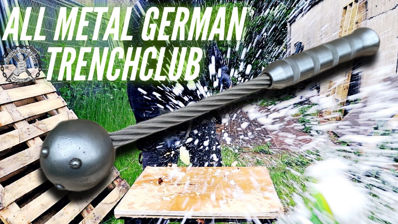 Imperial German WW1 Trench Club - YouTube