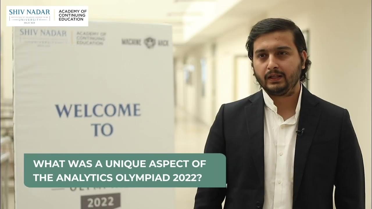 Manish Pathak, Senior Data Scientist | Winner of Analytics Olympiad 2022 - YouTube