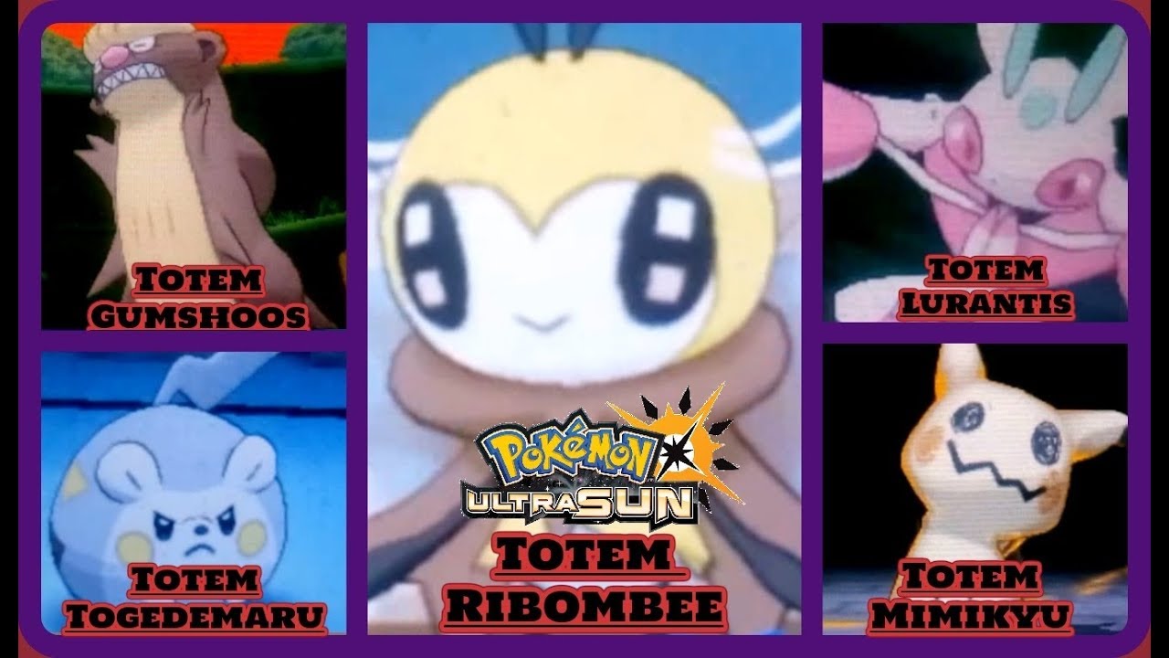 Pokemon Ultra Sun-All Totem Pokemon Boss Encounters - YouTube