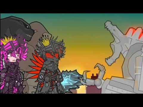[🇧🇷/🇺🇸/🇪🇸/🇷🇺]Kaijus react to Mechagodzilla... But Its On Low Budget (Godzilla VS Kong)