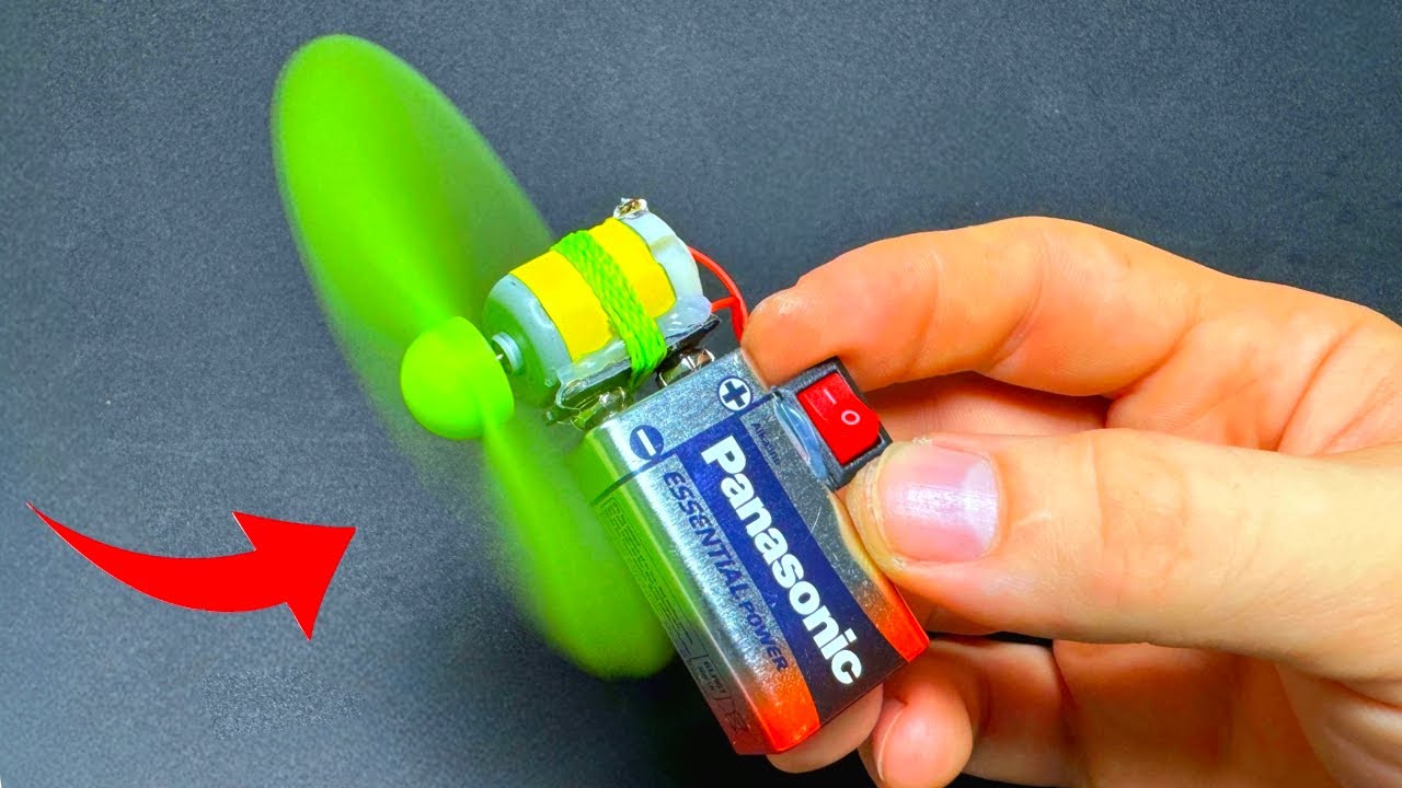 How To Make a Mini Fan at home #inventions #diycraft - YouTube