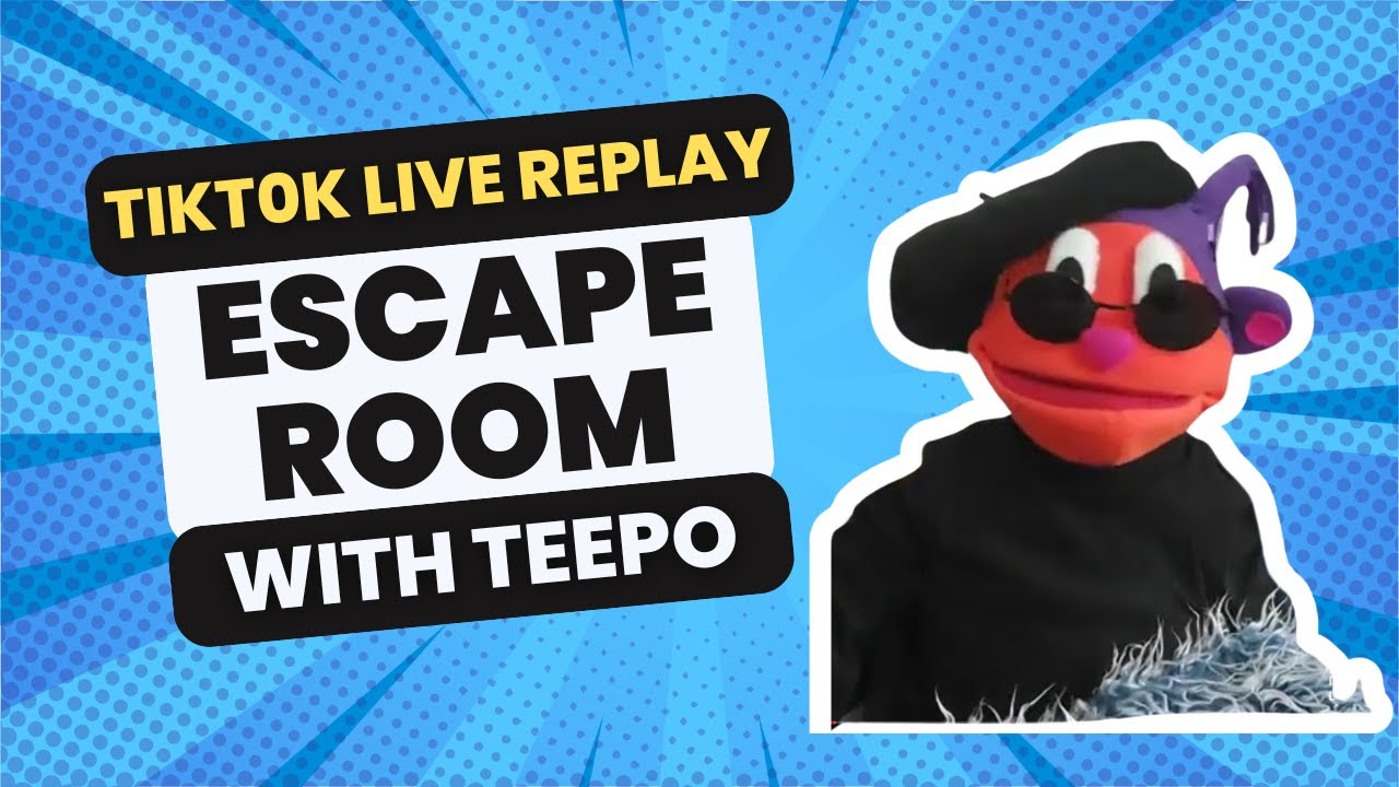 Grumpy Alien Puppet's Metaphysical Escape Room! TikTok Livestream ...
