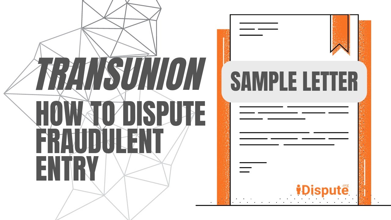 TransUnion: How I Dispute Fraudulent Accounts/Entries on My Report ...