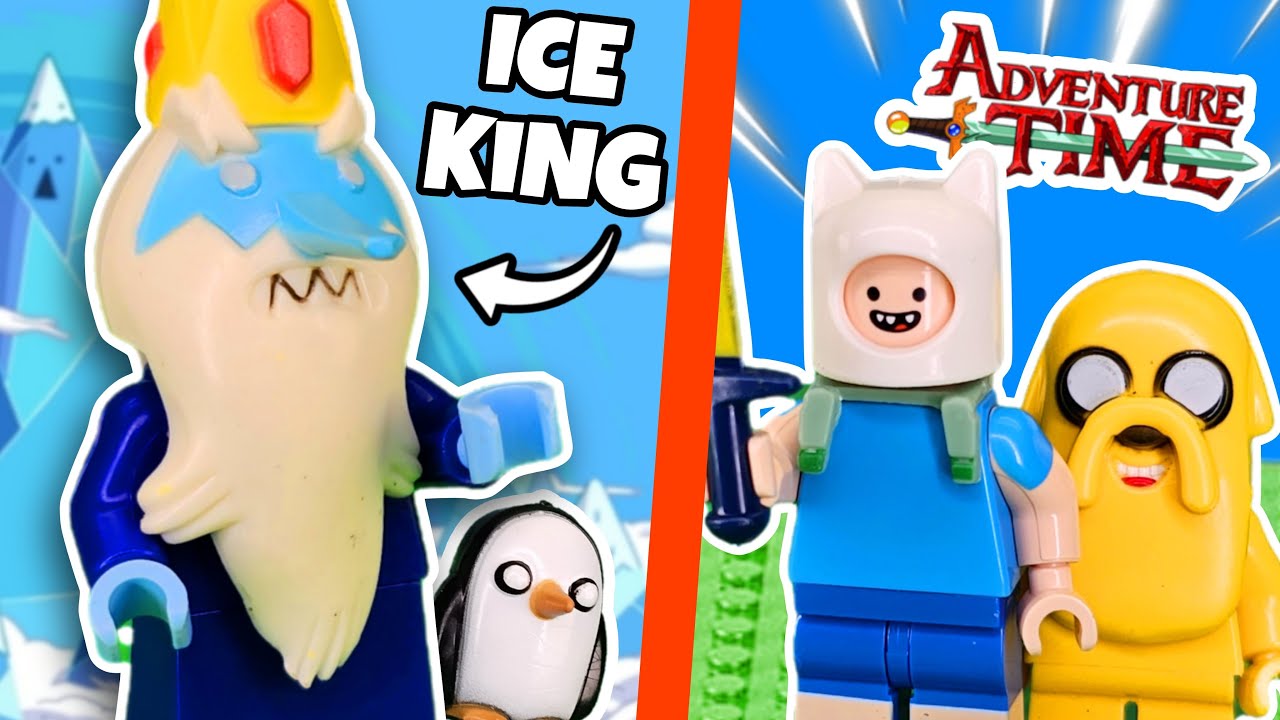 I built ADVENTURE TIME Characters In LEGO... - YouTube