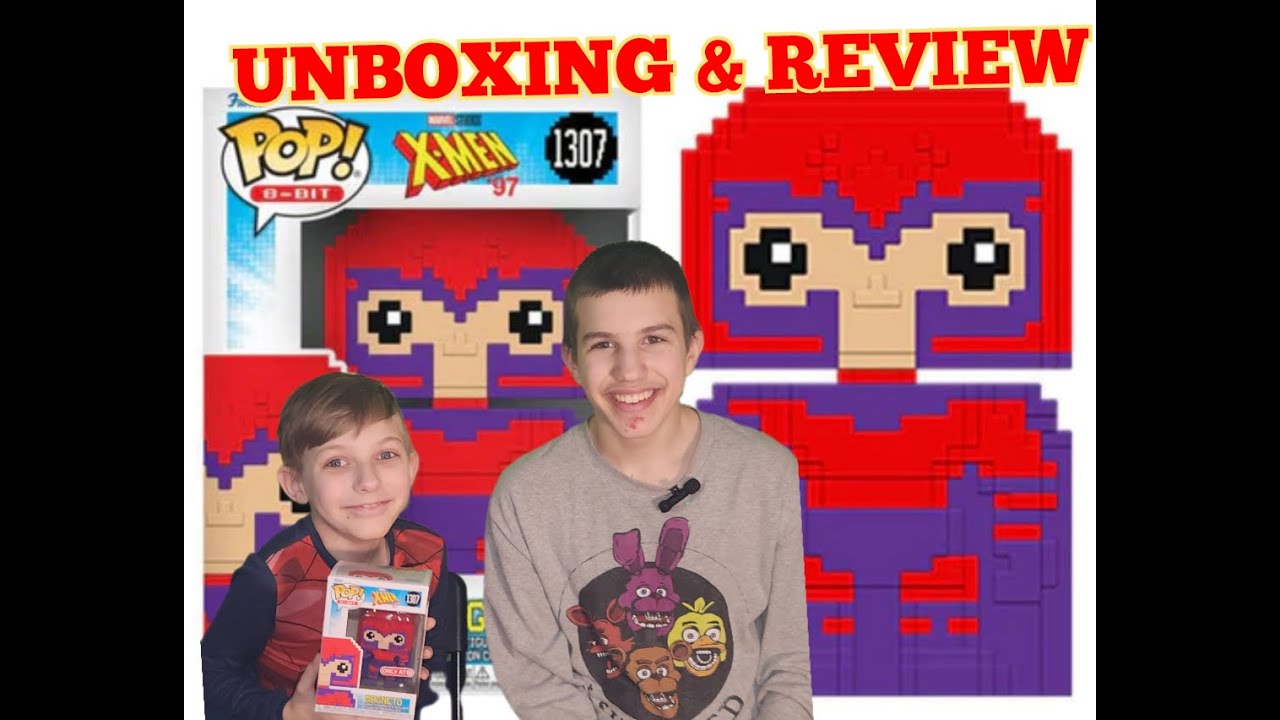 8 bit Magneto x men 97 funko pop target exclusive figure unboxing ...