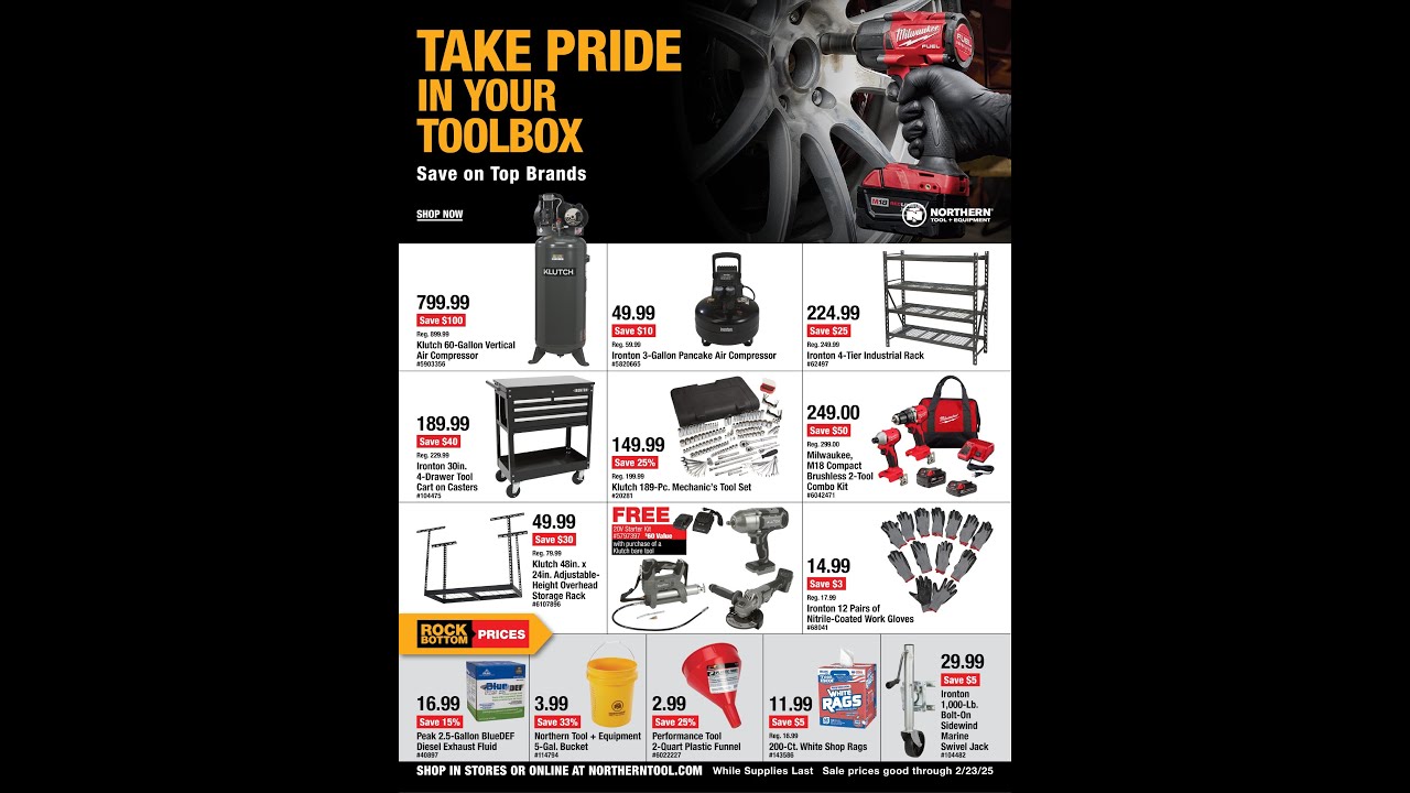 Northern Tool Ad - Save on Top Brands! - YouTube