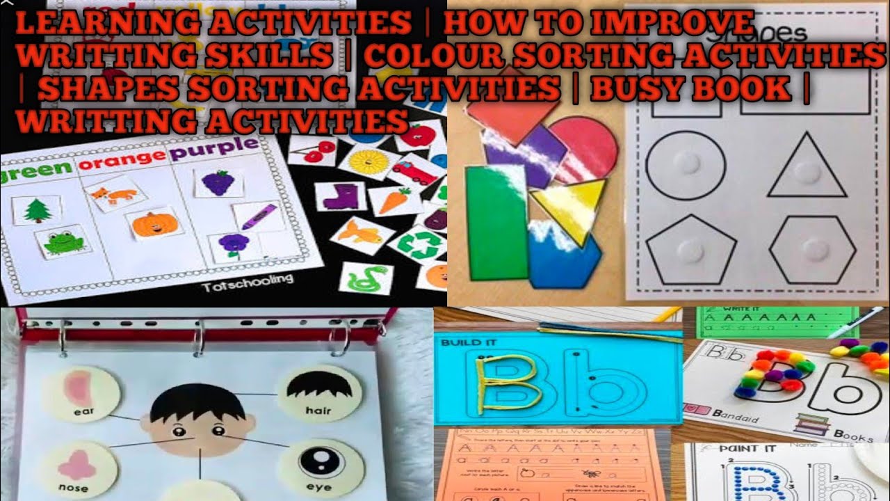 Learning activity for kids |how to improve learning & skills - YouTube