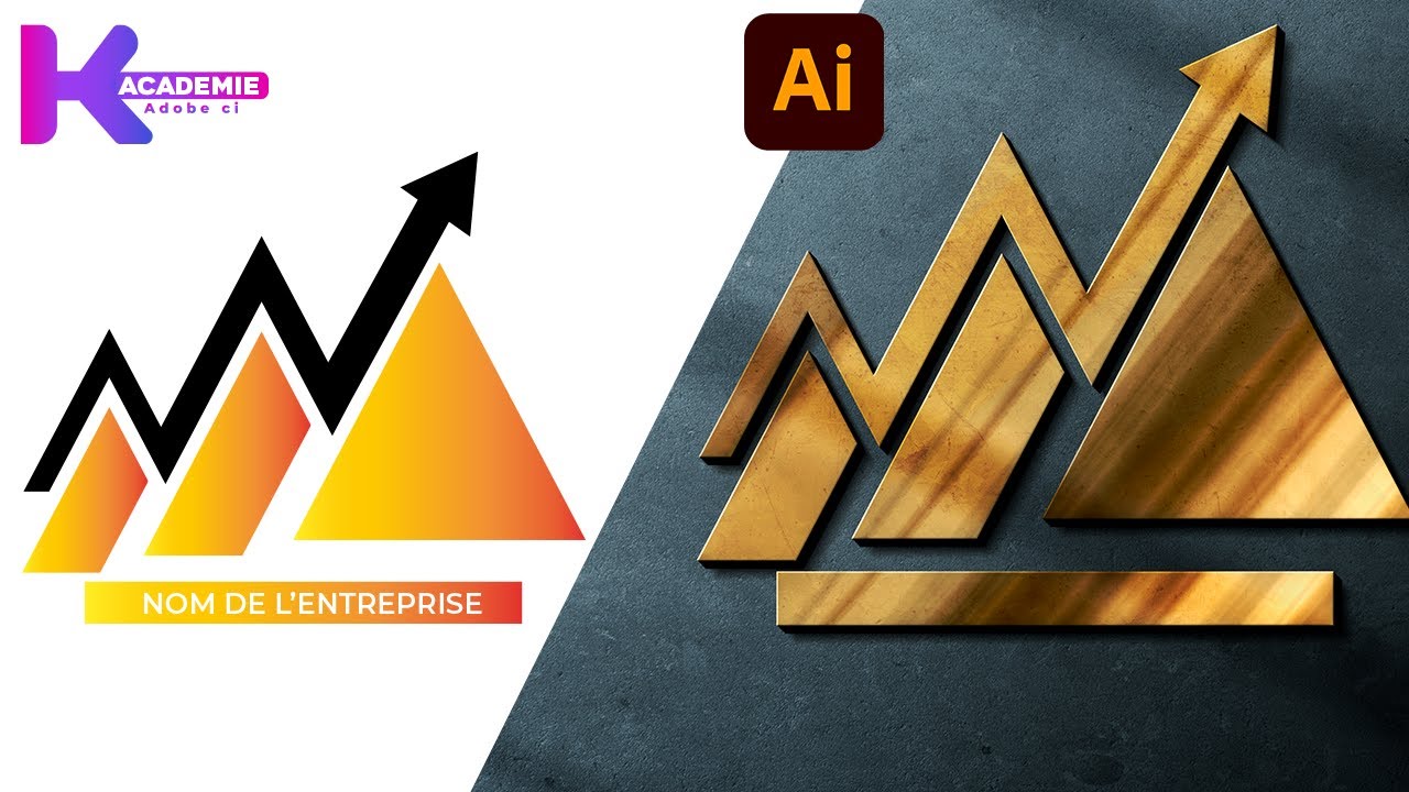 PARTIE 2 LOGO DESIGN PRO DE A à Z AVEC ADOBE ILLUSTRATOR - YouTube