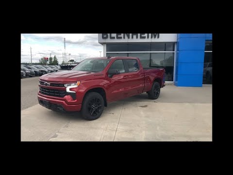 2024 Chevrolet Silverado RST in Radiant Red Metallic - YouTube