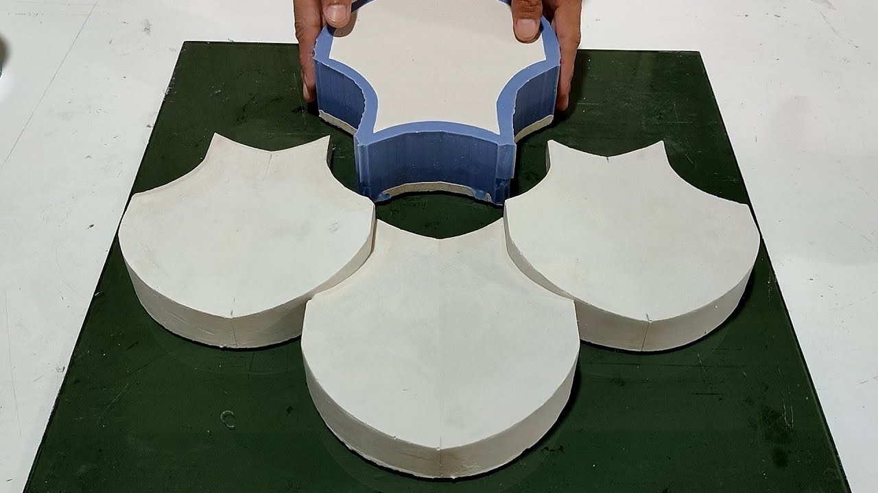 How to make 3D wall tile : Design and making the mold - YouTube