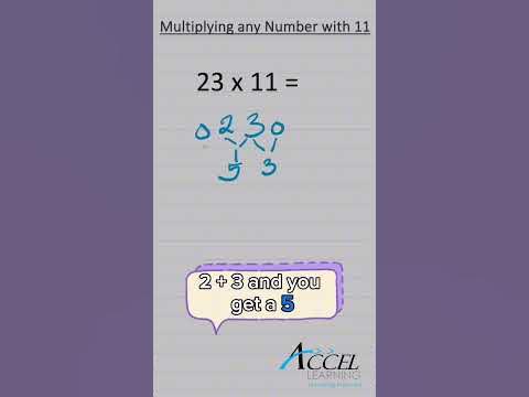 The FASTEST way to Multiply with 11 - YouTube