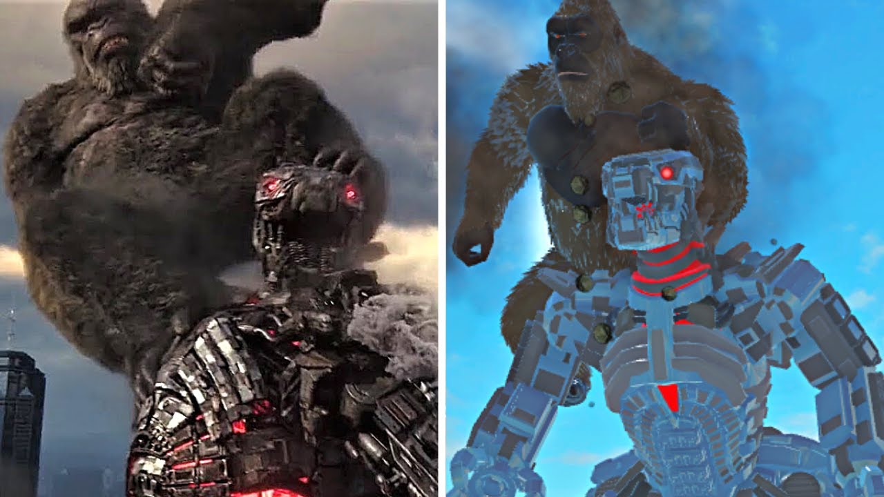 MECHAGODZILLA 2021 Cenas de Combates! Kaiju Universe - Roblox VS Filme ...