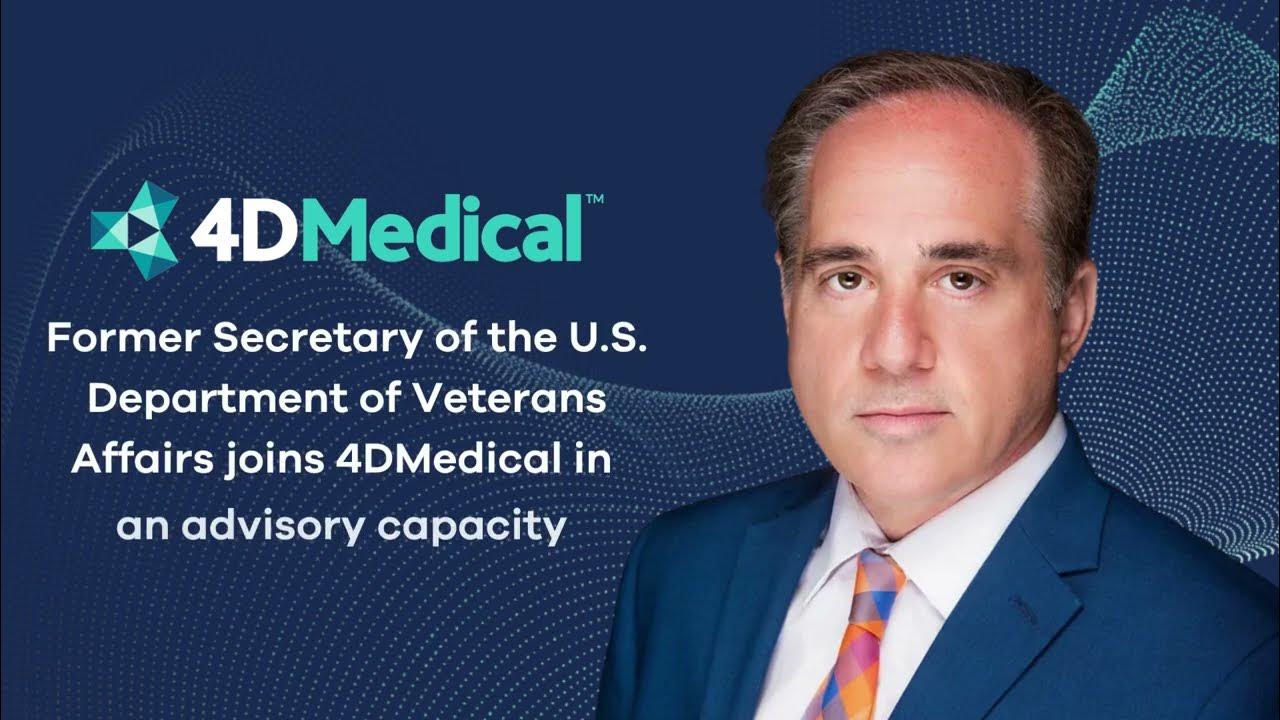 Dr David Shulkin, MD, joins 4DMedical as advisor - YouTube