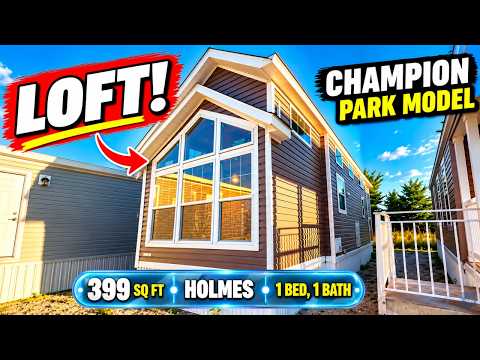 “Holmes” Inside a Champion Park Model with an Amazing Loft & Cozy Interior!
