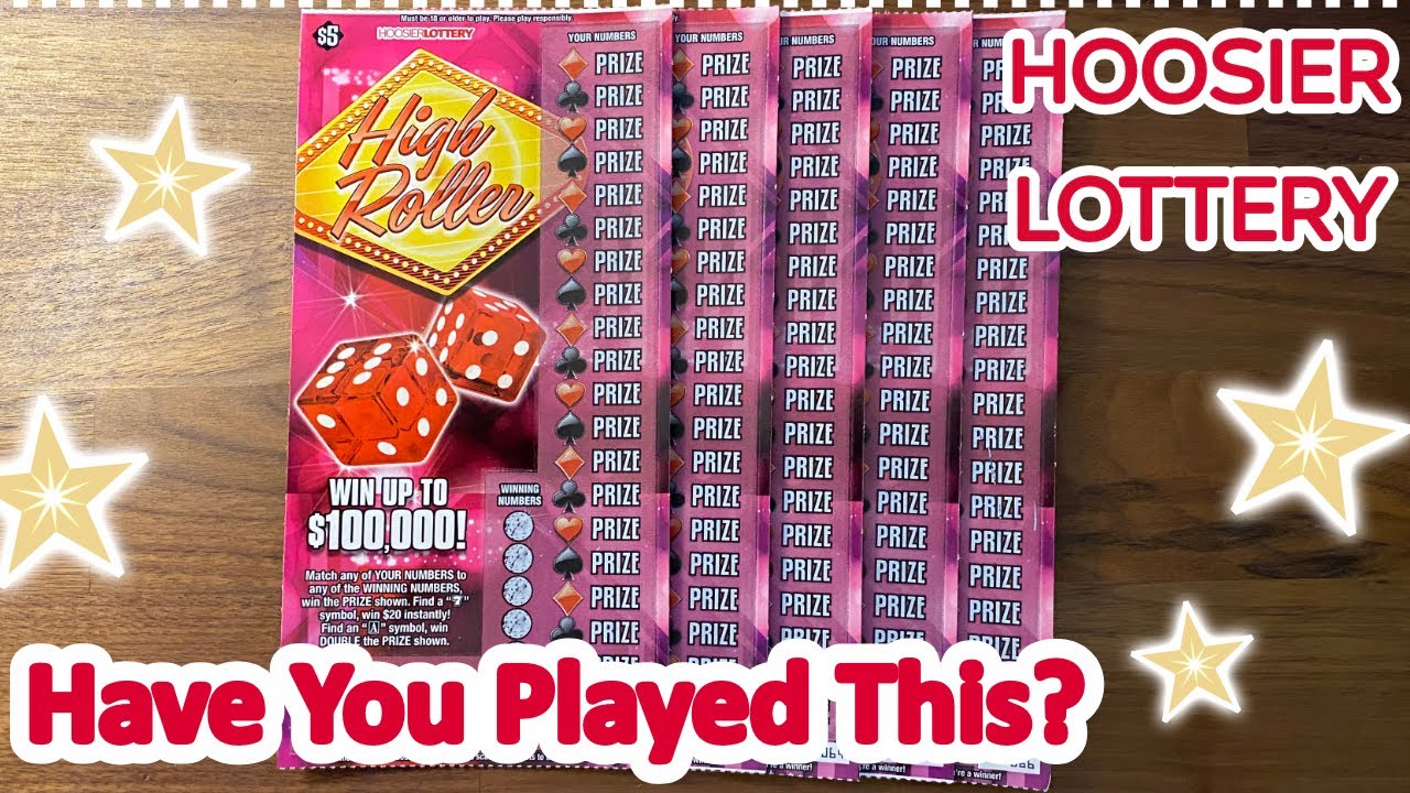 High Roller - Indiana Scratch Off Tickets - Hoosier Lottery - $25 ...