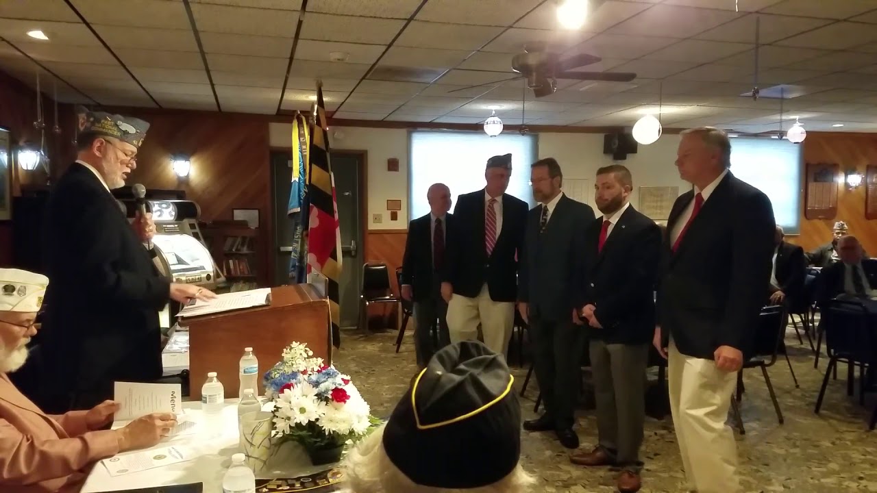 Officer Installation - Sons of the American Legion - Silver Spring ...