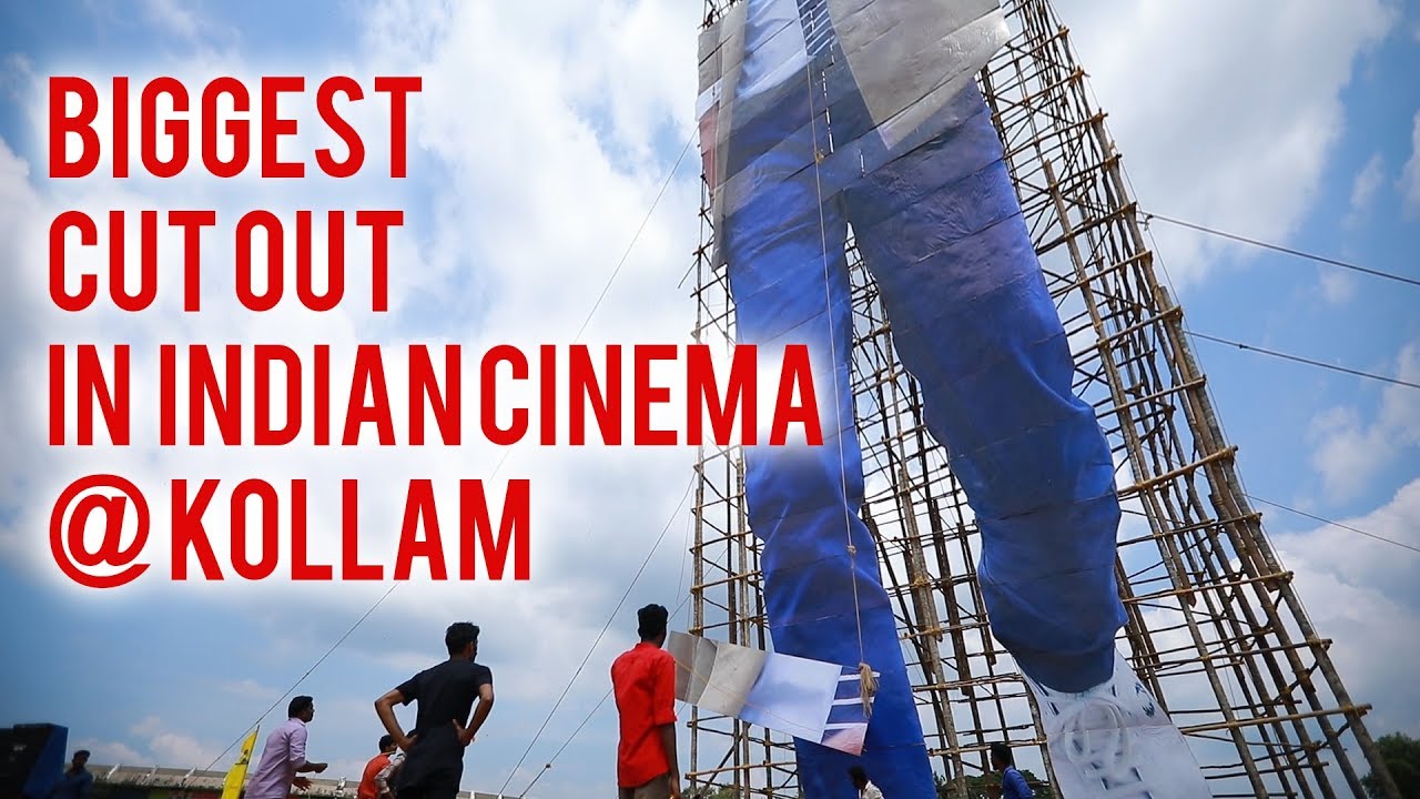Vijay's cinema "SARKAR" biggest cutout making | Part 1 | Entekollam ...