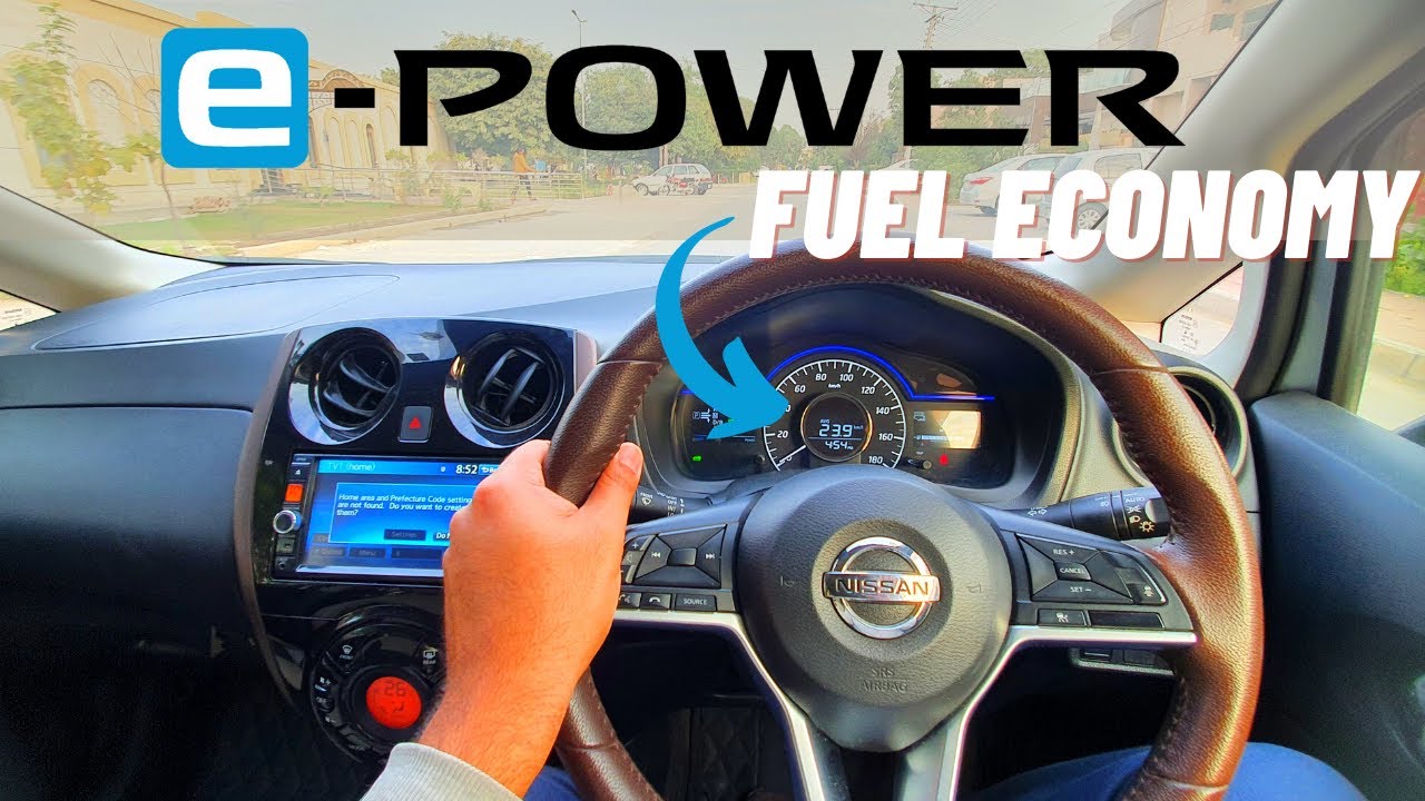 Nissan Note epower detailed HIGHWAY fuel economy test!!!! - YouTube