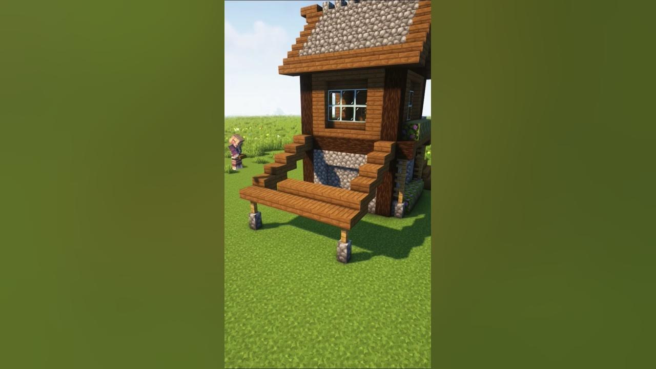 Minecraft Easy 7x7 house tutorial #minecraft - YouTube