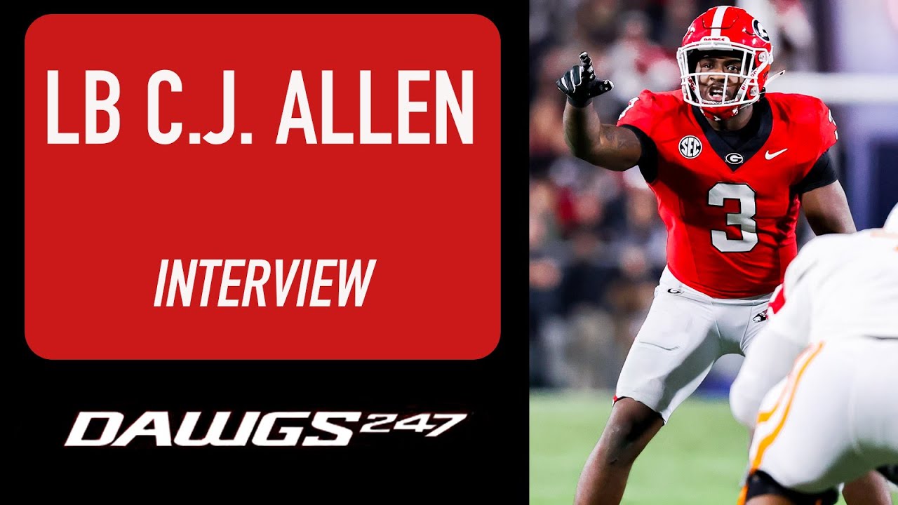 Georgia linebacker CJ Allen gives advice to newcomers: "Keep your head ...