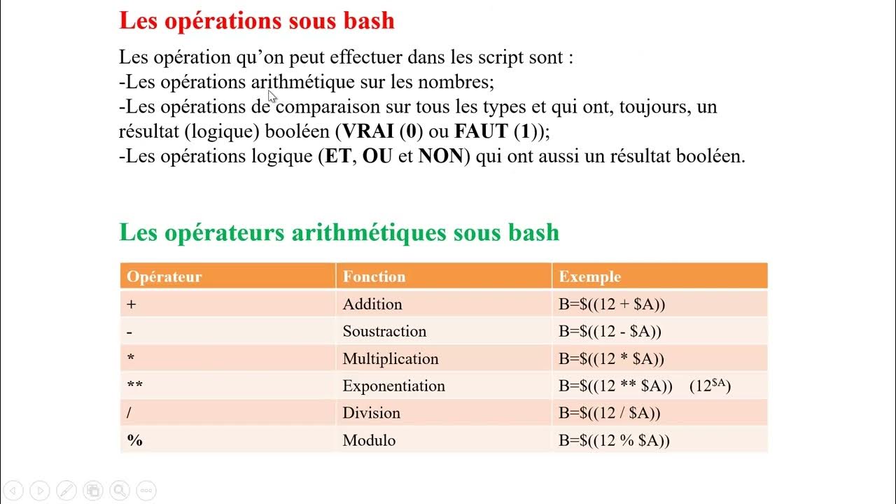 9 Les scripts bash - cours complet avec les exemples - YouTube