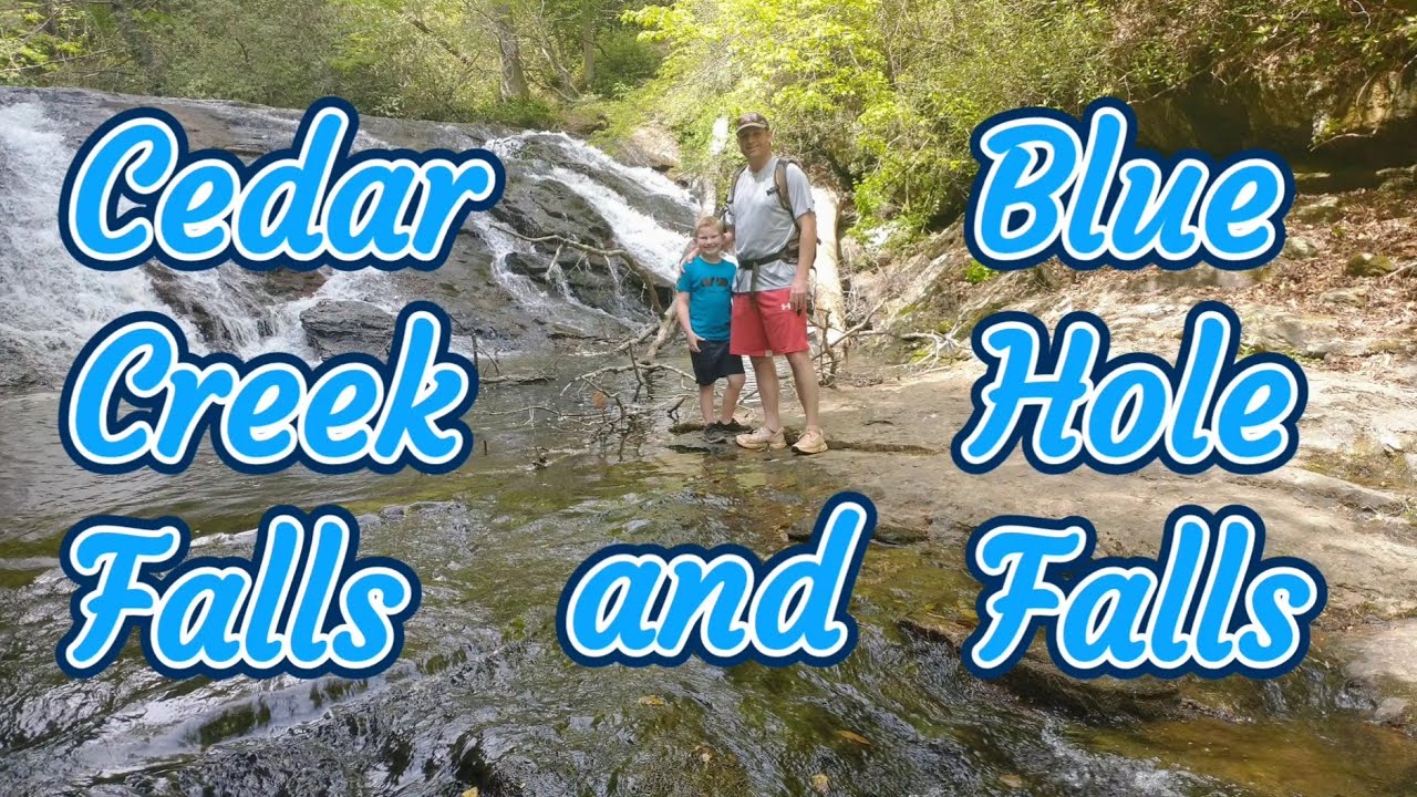 Cedar Creek Falls and Blue Hole Falls, Mt. Rest, SC - YouTube