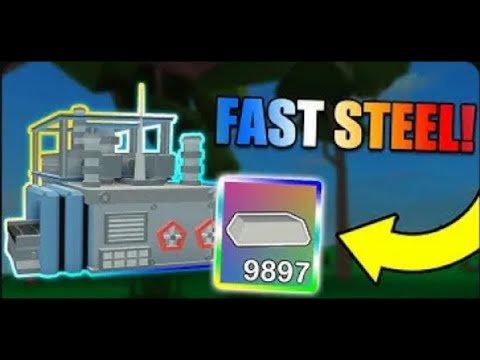 ROBLOX ISLANDS How to build steel farm 40.000 STEEL / DAY - YouTube