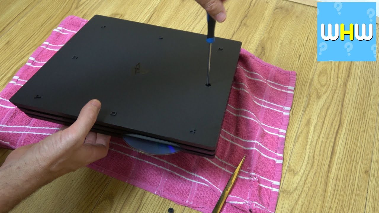 How to Manually Remove Stuck DISC from PS4 PRO - YouTube