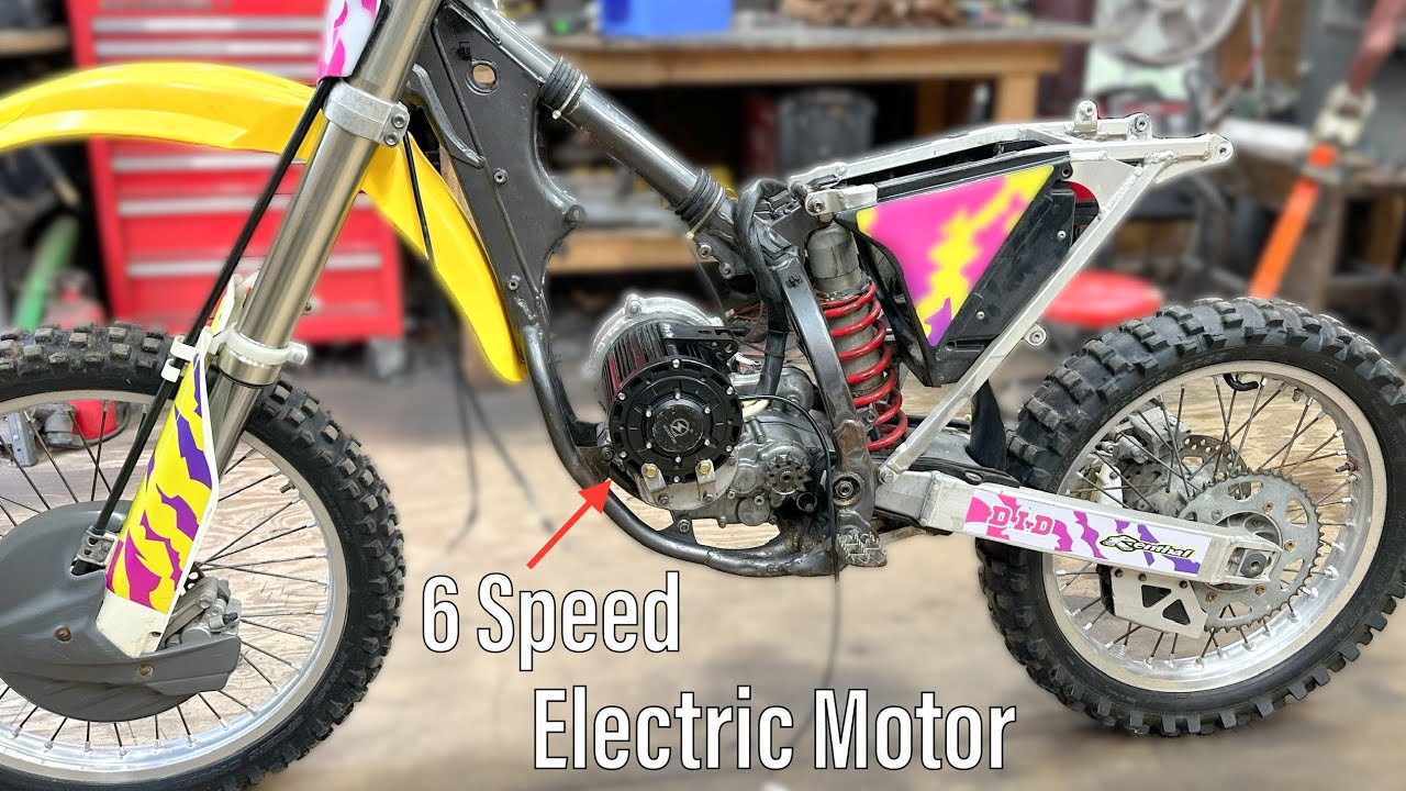 Installing the Motor on the - Home Made 6 Speed Electric Dirt Bike ...