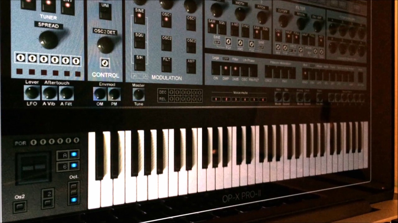 OP-X PRO-II / EWI 5000 / Dominant chords - YouTube