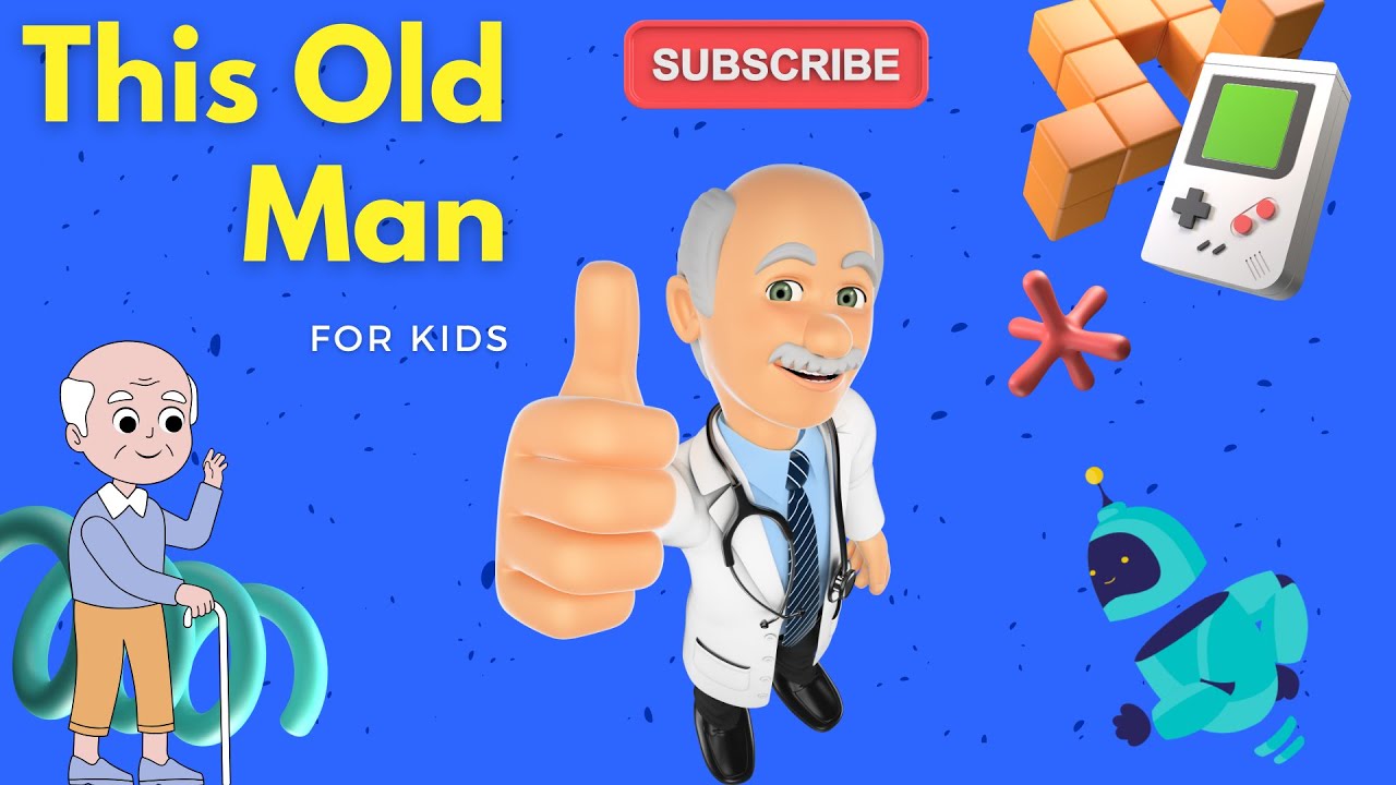 This Old Man Nursery Rhyme - For Kids - Learn English - YouTube