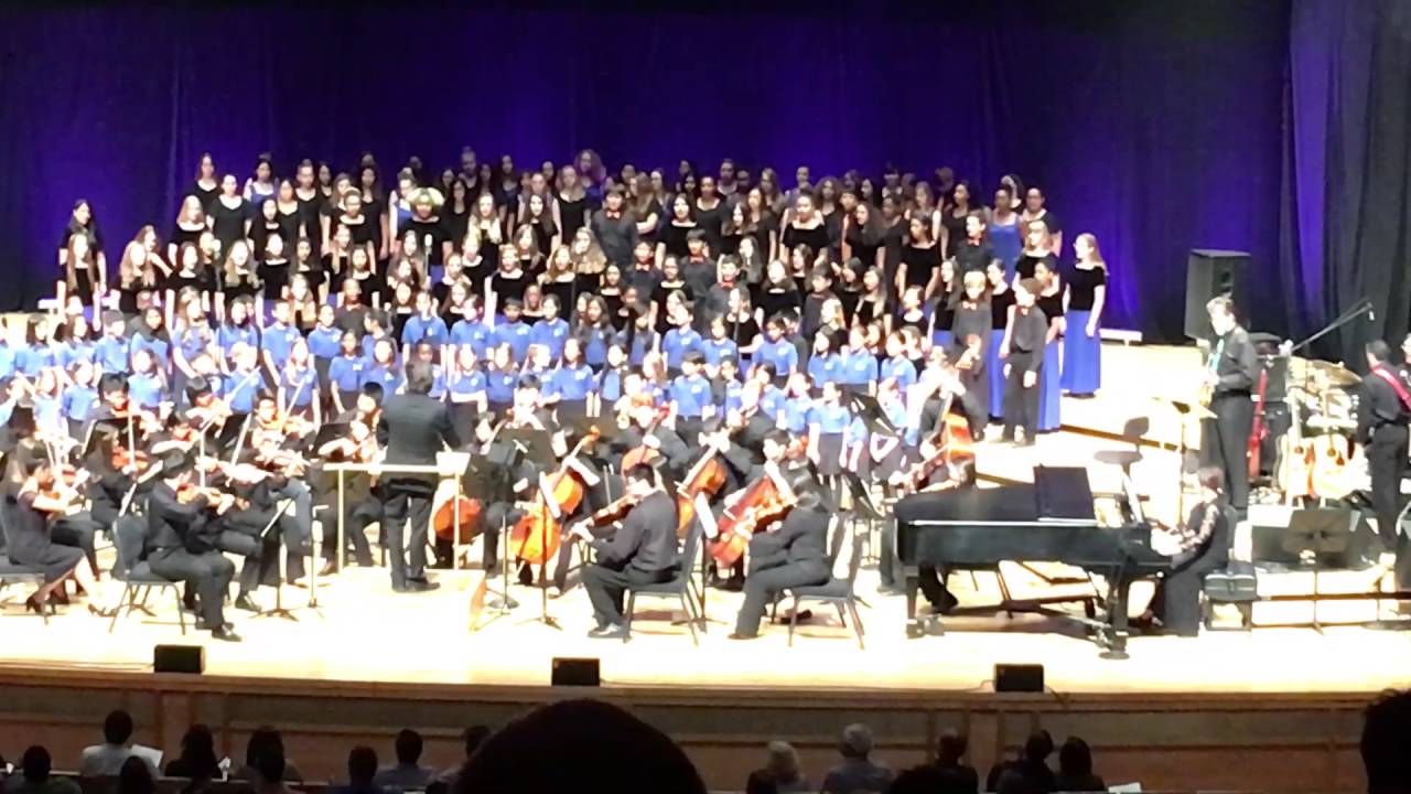 Trinity's solo in Strathmore Children's Choir Spring 2016 - YouTube