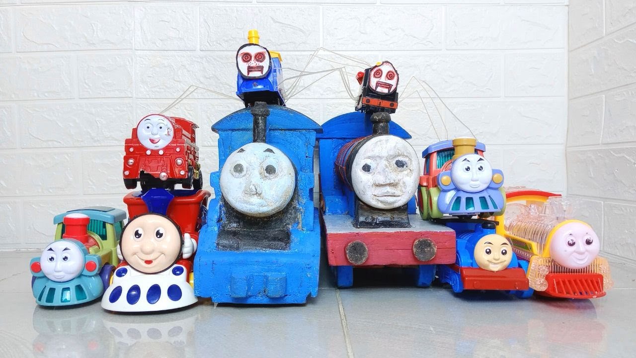 Thomas And Friends, Bus Tayo, Thomas Jumping, Robot Thomas | Happy ...