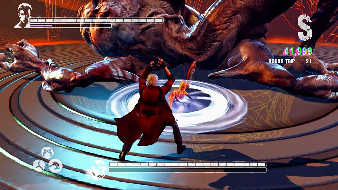 Dante Vs Mundus' Spawn Boss Fight - YouTube