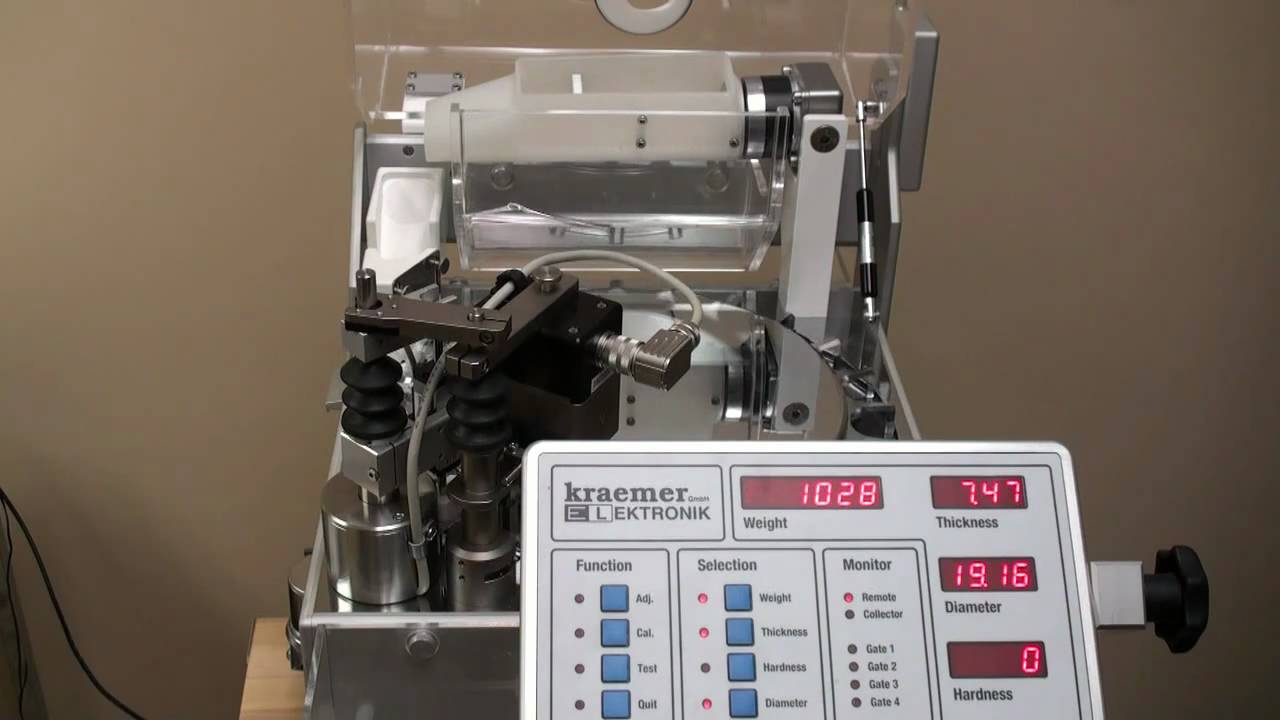 Automatic Tablet Tester Weight Thickness Diameter Hardness YouTube Automatic Tablet Tester Weight Thickness Diameter Hardness YouTube