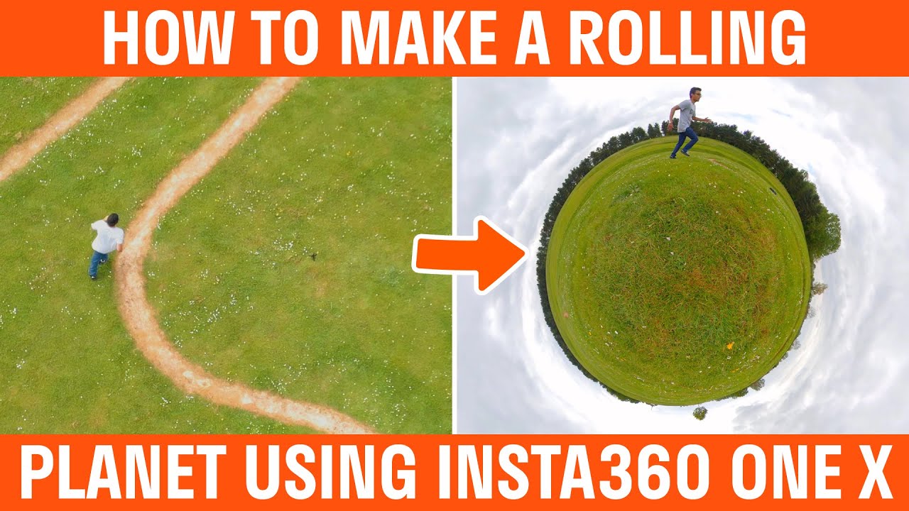 How To Make A Rolling Tiny Planet Video Insta360 ONE X Tutorial - YouTube