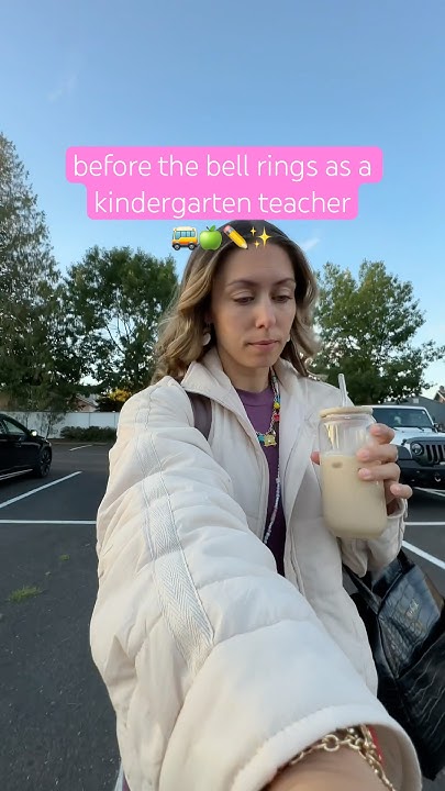 before the bell rings as a kindergarten teacher 🚌🍏 ️ #morningroutine # ...