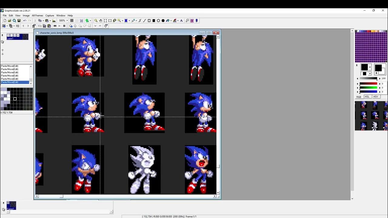 Part 3 Sonic 3 AIR how To Make Modding Edit Tutorial Modern Sonic 76 Arms - YouTube