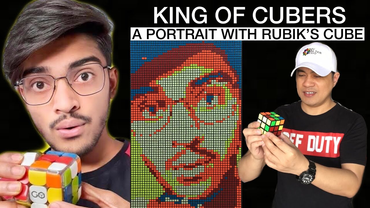 KING OF CUBERS PORTRAIT WITH RUBIK’S CUBE | @KingofCubers | MY aLTeR ...
