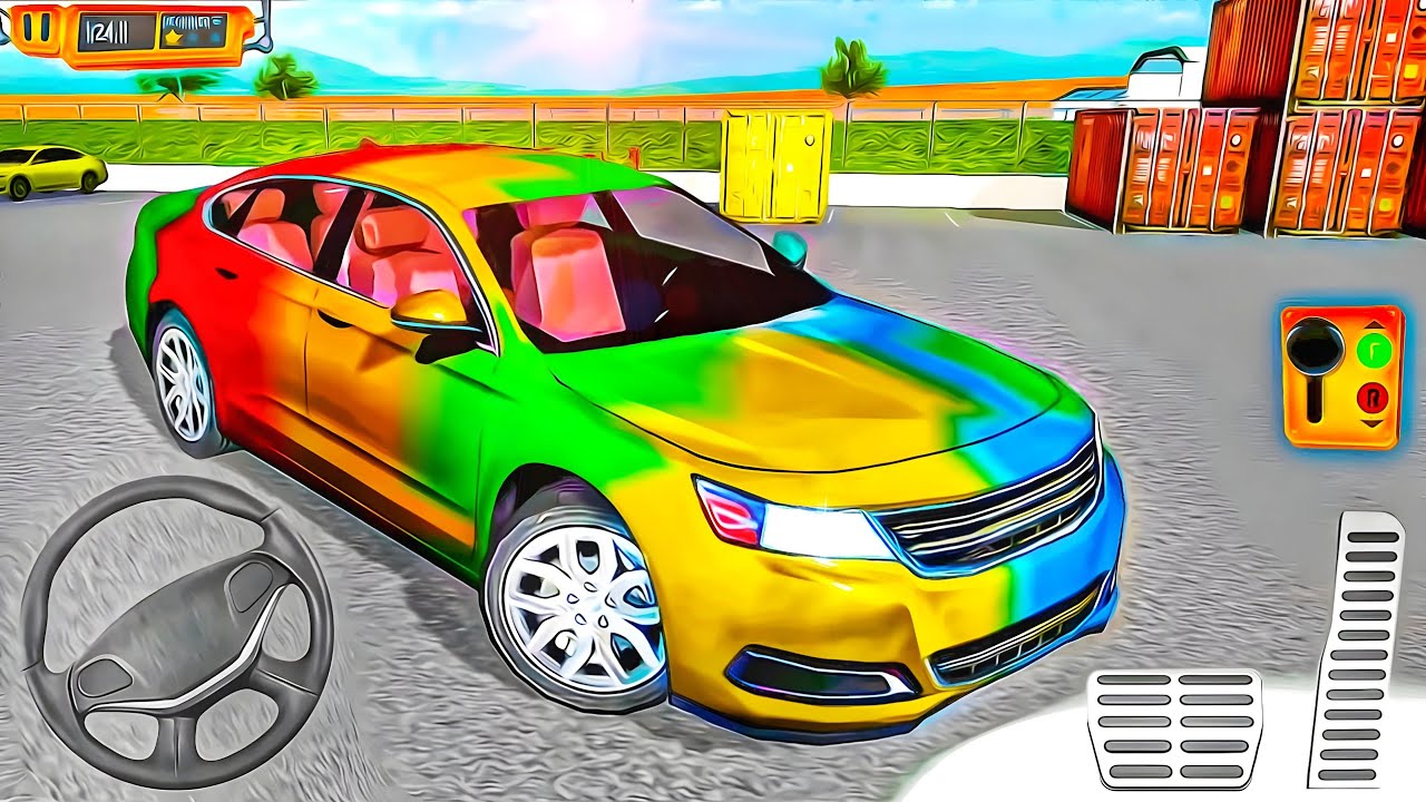 Car Factory Parking Simulator | Real Car Paint machine game | Android ...