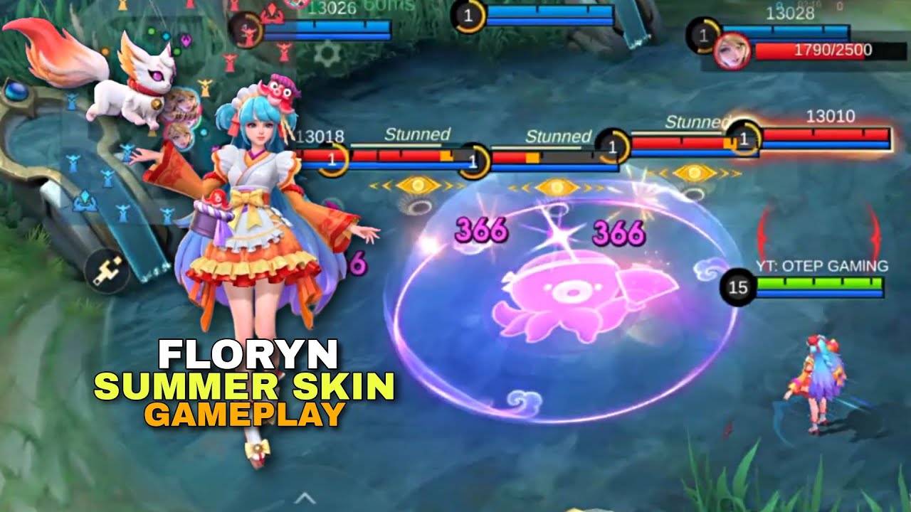 UPCOMING FLORYN NEW SUMMER SKIN GAMEPLAY | MLBB - YouTube