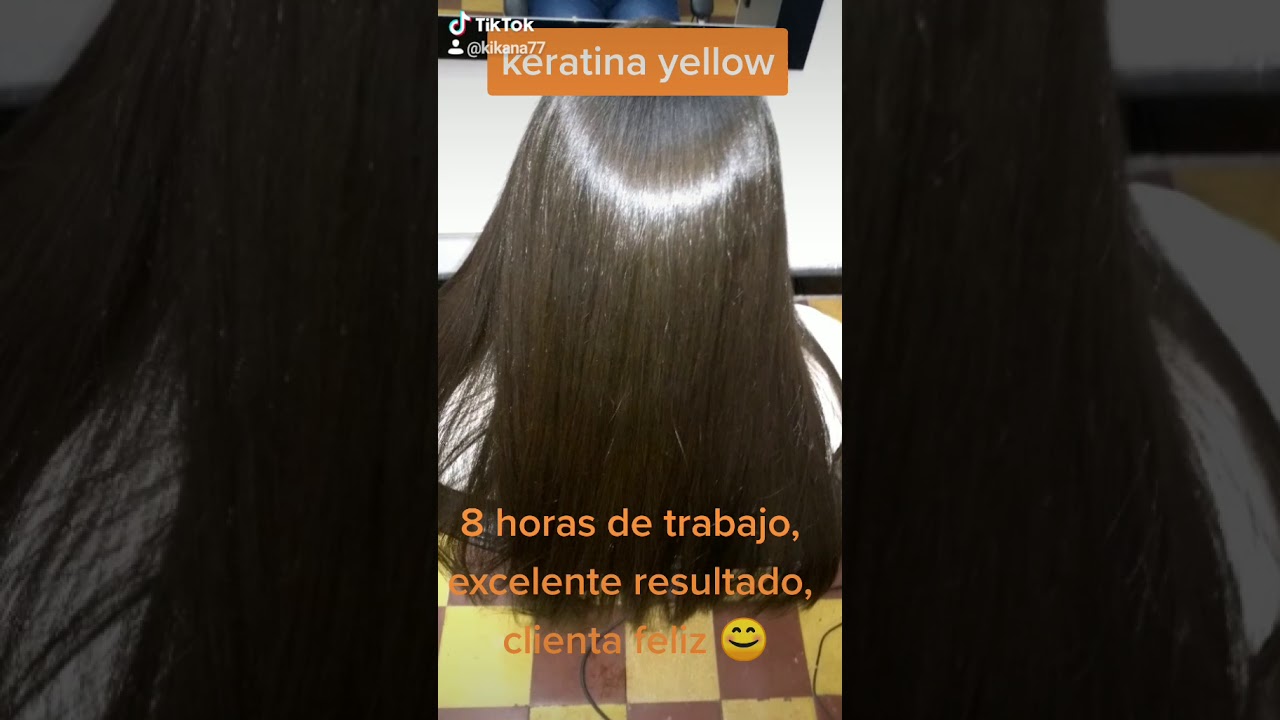 Resultado de la keratina yellow - YouTube