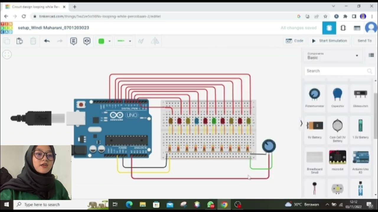 Tugas Loop-While 1 (Mikrokontroler ) - YouTube