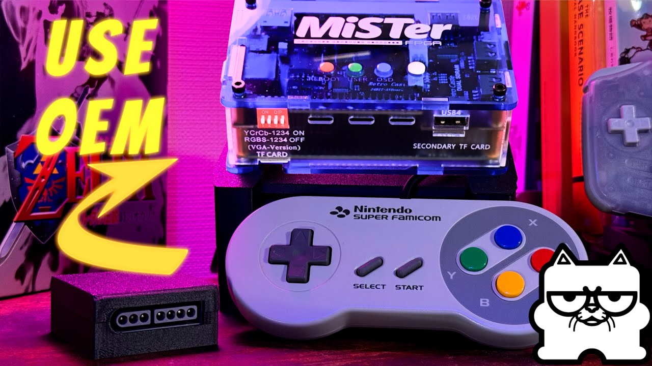 MiSTer FPGA SNES Controller Adapter | DIY USB Build Guide (Daemonbite ...